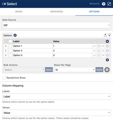 dynamically set a select field value using a query variable ws form