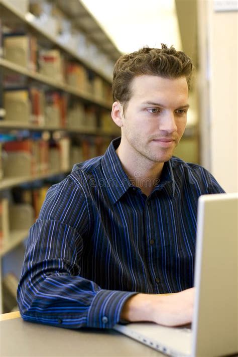 Man Researching Stock Image Image Of Happy Fresh Casual 9792233