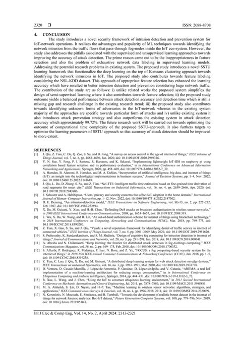 An Efficient Security Framework For Intrusion Detection And Prevention In Internet Of Things