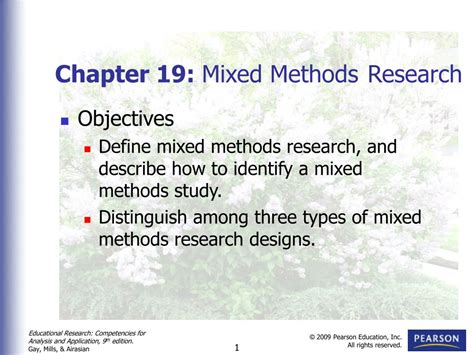 Ppt Chapter 19 Mixed Methods Research Powerpoint Presentation Free
