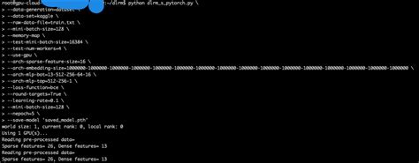 The Saved Model Is Not Created · Issue 176 · Facebookresearchdlrm · Github
