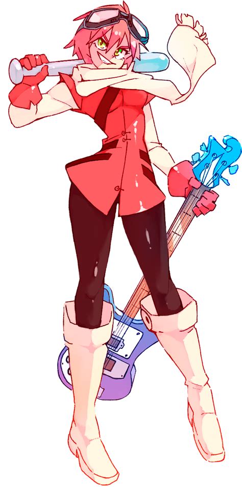 Haruko Haruhara Flcl Rtil On Patreon Female Character Design Character Drawing Character