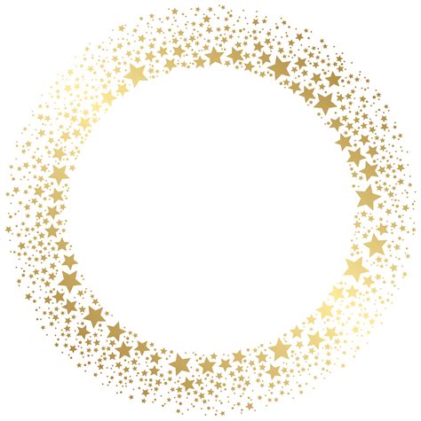 Star Frame Cosmic Decoration Festive Design Twinkling Stars Event