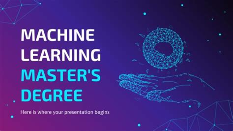 Machine Learning Masters Degree Presentation
