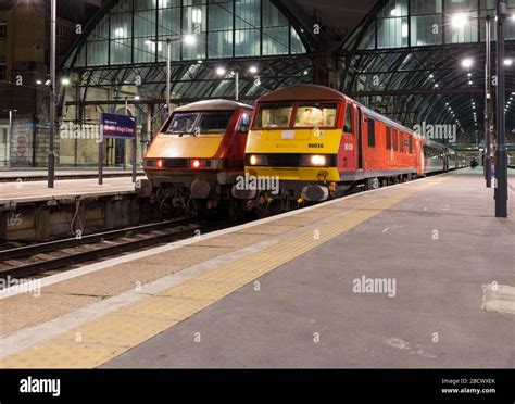 Lner Class 91 And Db Cargo Class 90 Electric Locomotives At London