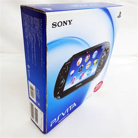 Sony Ps Vita Pch 1100 Ab01 Crystal Black Wi Fi 3g Wi Fi Console Japan