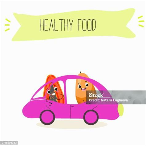 귀여운 파파야 피타하야 캐릭터 재미있는 과일 다양한 활동을 하는 캐릭터 평면 벡터 그림입니다 유기농 식품 건강 식품 어린이 메뉴 삽화 초대장 0명에 대한 스톡 벡터 아트 및