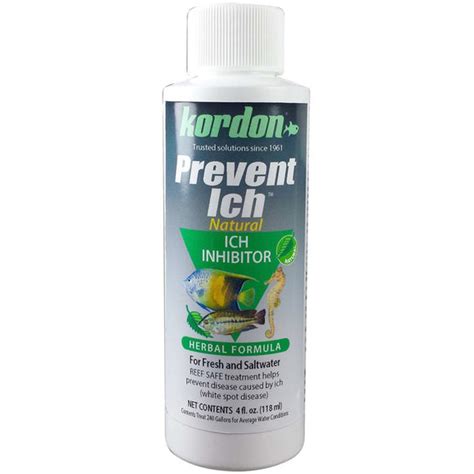 Kordon Prevent Ich 4 Oz Asap Aquarium