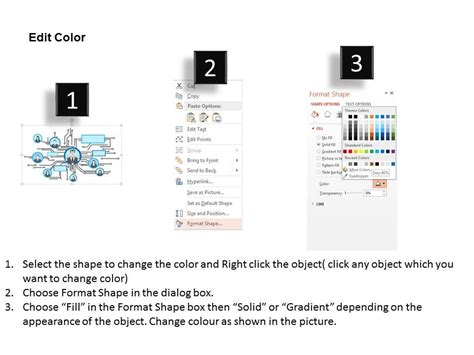 Electronic Circuit Design Organizational Chart Flat Powerpoint Design Powerpoint Templates