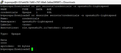 Deploy And Configure Red Hat Openshift Lightspeed With Ibm Watsonx