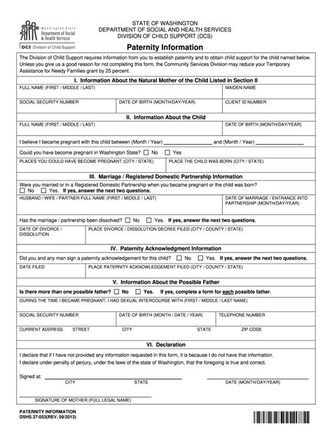 Wa Dshs 27 053 2013 2022 Fill And Sign Printable Template Online Us