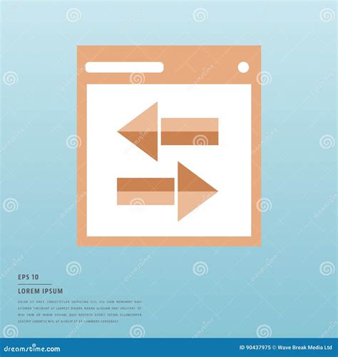 Lorem Ipsum Text And Coding Symbol Stock Vector Illustration Of Idea