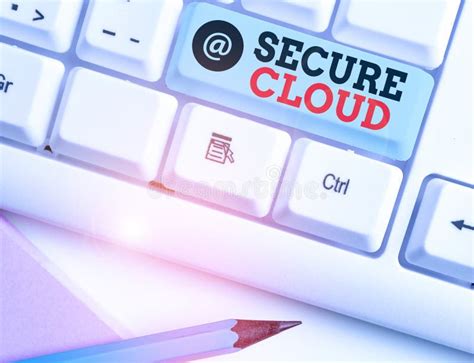 Text Sign Showing Secure Cloud Conceptual Photo Protect The Stored