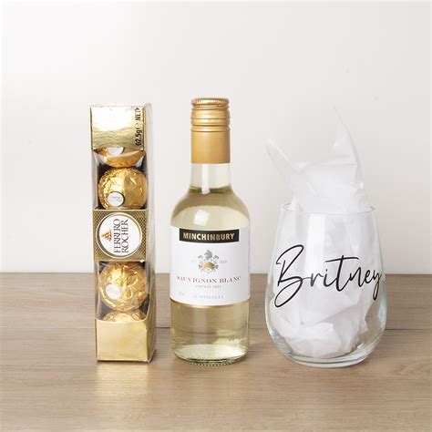 Personalised Ts Custom Name Glassware And Bags