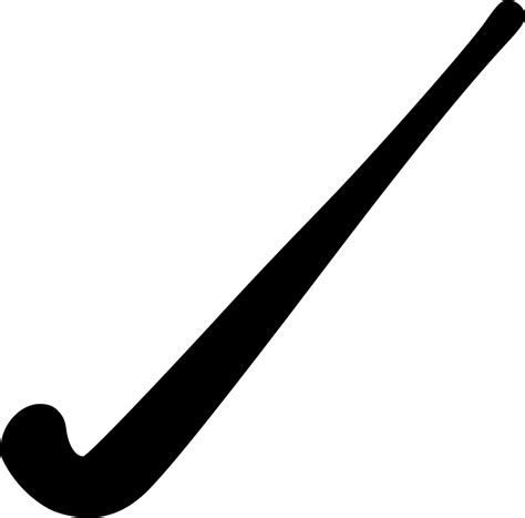 Hockey Stick Silhouette