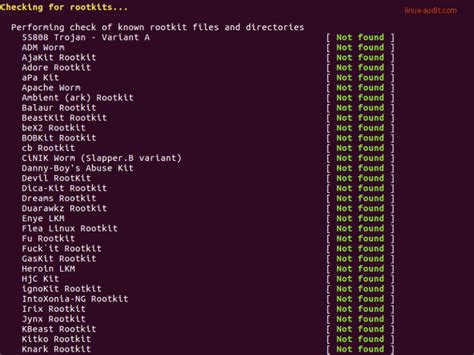 intrusion detection linux rootkits