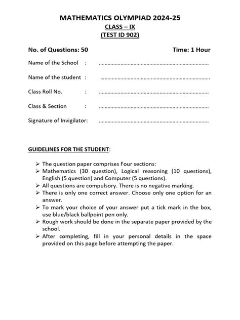 Ix Maths Olympiad Qp With Password 2 Pdf Area Byte Ix Maths Olympiad Qp With Password 2 Pdf Area Byte