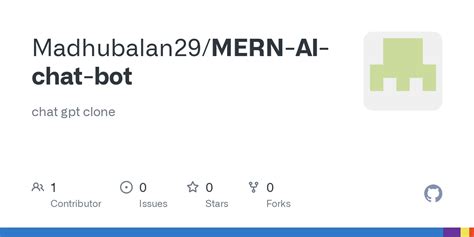 Github Madhubalan29mern Ai Chat Bot Chat Gpt Clone