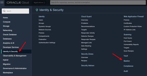 Using Oci Cloud Shell And Bastion With Mysql Database Service