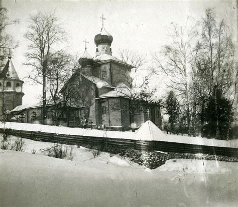 Осьмино Лужский район Церковь Георгия Победоносца фотография архивная фотография Фото 1925