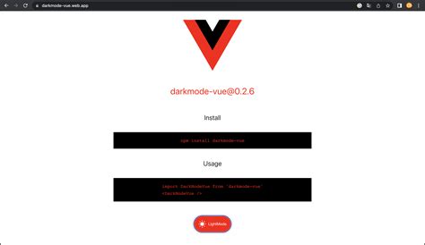 A Component Darkmode Injection In Your Document Page With Vue Js