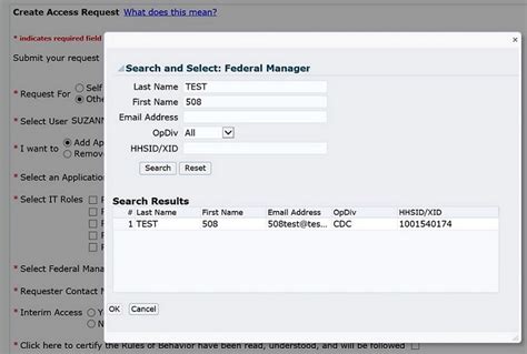 hhs ams how to request access to an application in ams