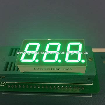 Buy Wholesale China Pure Green Digit Segment Led Display Inch Common Anode For