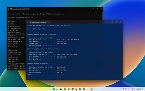 How To Save Command Output To File Using Command Prompt Or Powershell Windows Central