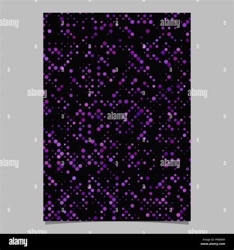 Dot Pattern Poster Template Vector Page Background With Dots Stock Vector Image And Art Alamy