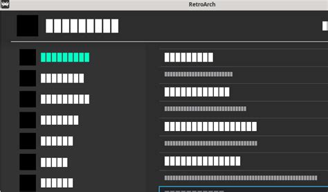 Interface Shows All Rectangles Unreadable R Retroarch
