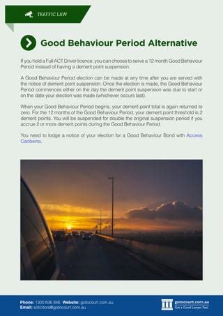 Demerit Points In The ACT PDF Legal Services Industry Industries