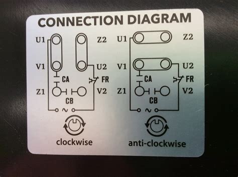 reversing direction of single phase motor using forward reverse