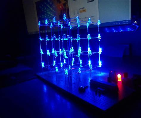 4x4x4 Led Cube Light Problem Leds And Multiplexing Arduino Forum