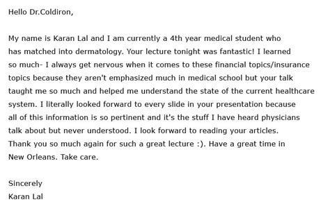 Patient Letters The Skin Cancer Center