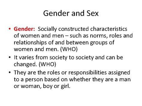 Gender And Nutrition Gender And Sex Gender Socially