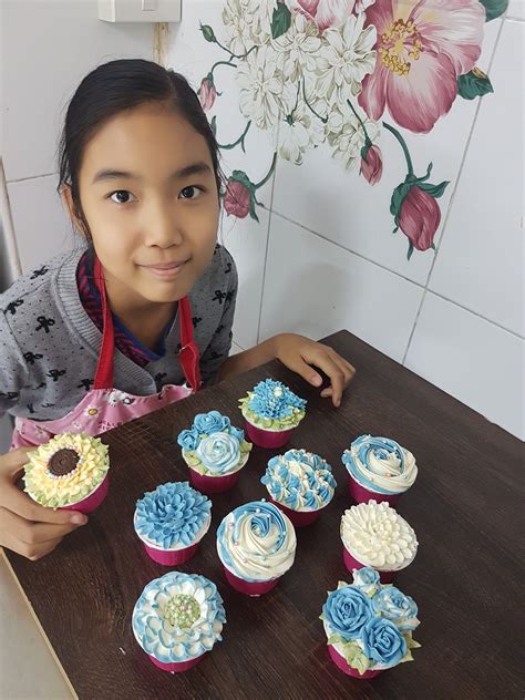 ขอบคุณน เค้กคุณจิตตรา สอนทำ คัพเค้ก ฟองดองท์ บัตเตอร์ครีม