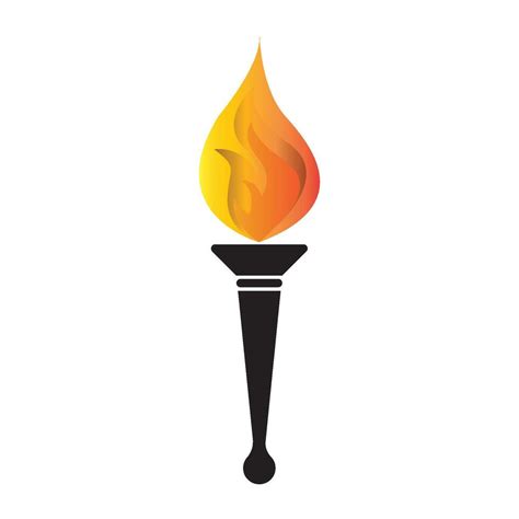 Torch Symbol Icon 44414030 Vector Art At Vecteezy
