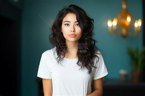 室内的年轻女孩高清图片下载 正版图片600920647 摄图网