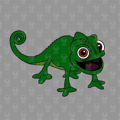 Pascal Rapunzel Chameleon Svg Etsy