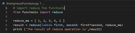 Reduce Learn Python