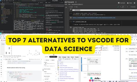 prime 7 alternate options to vscode for knowledge science tech driven