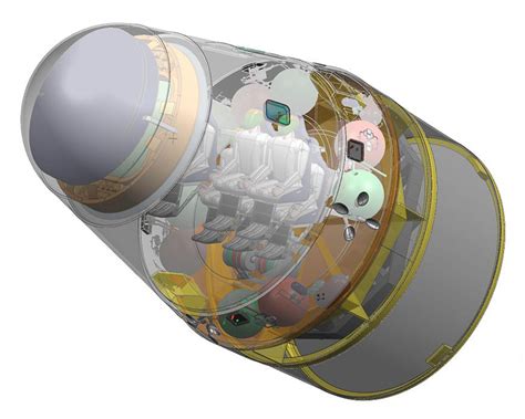 Large Dragon 2 Capsule With Interior And Lights 3d Printed Model Nasa