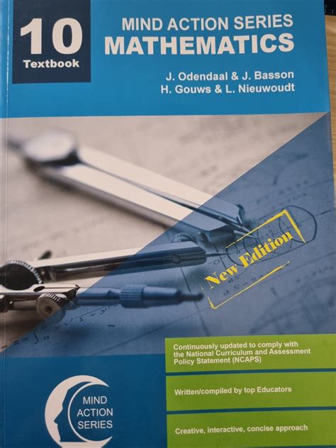 Grade 10 Mind Action Series Mathematics New Edition Welcome To Dc Books Welcome To Dc Books