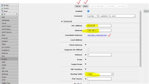 Route Wifi Over Specific Mikrotik Interface