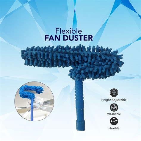 Flexible Micro Fiber Duster Extendable Rod Fan Duster Alladin Store