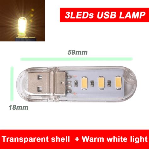 โคมไฟ Led 3 ดวง พอร์ต Usb แบบพกพา สําหรับอ่านหนังสือ คอมพิวเตอร์