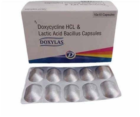 Doxylas Doxycycline Hcl And Lactic Acid Bacillus Capsules At Best Price In Baddi
