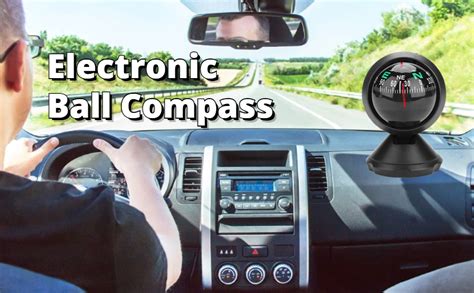 Ball Compass Electronic Marine Ball Navigation Compass Boat Vehicle
