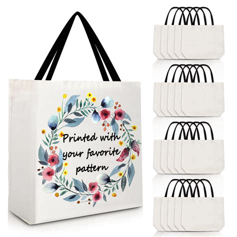 20pcs Sublimation Tote Bags Blankssublimation Blanks Tote Bag