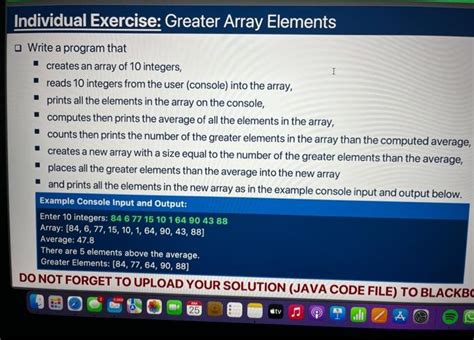 Solved Write A Program That Creates An Array Of 10 Integers